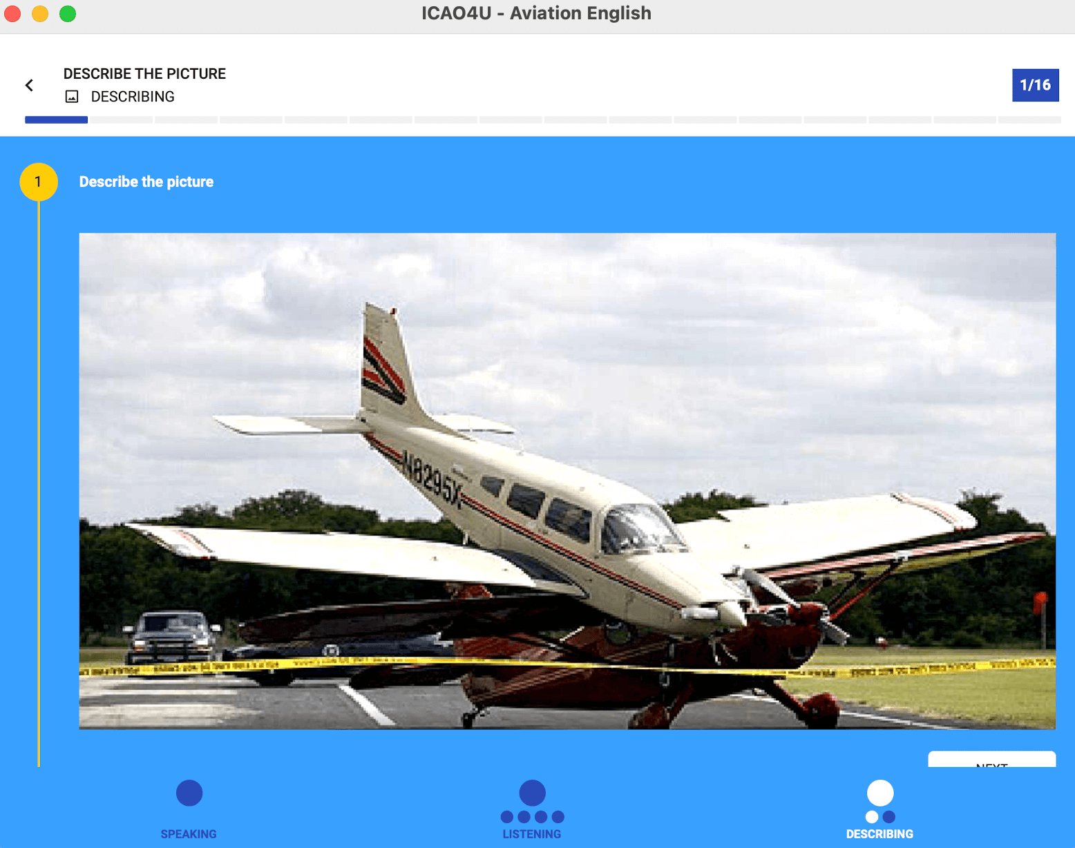 How to learn from the app? - 3A/3B - describe - ICAO4U - ICAO Exam online